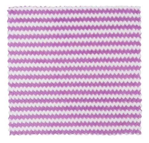 HFGBLG Microfiber Cleaning Cloth Lint Free Cleaning Rags, 10 Pack Fast Drying Dish Rags for Cleaning, Super Absorbent Kitchen Dish Cloths for Wash Dishes,12 in x 12 in, Mix Color