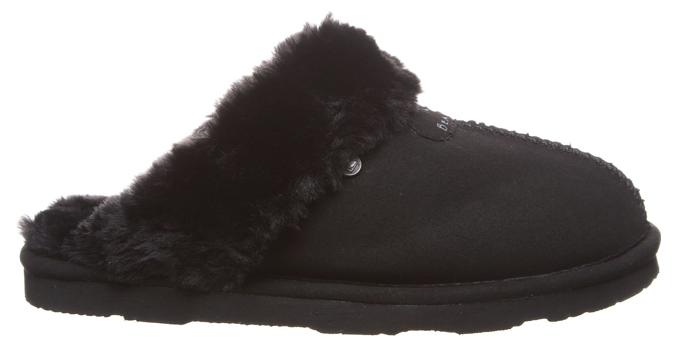 BEARPAW Women's Loki Vegan Slipper Black 9.5