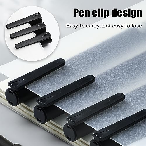 Ouzrpuo 20 Pack Gel Pens, Black Gel Pen Fine Point 0.5mm, Gel Ink Ball Point Pen for Office School Stationery Supply