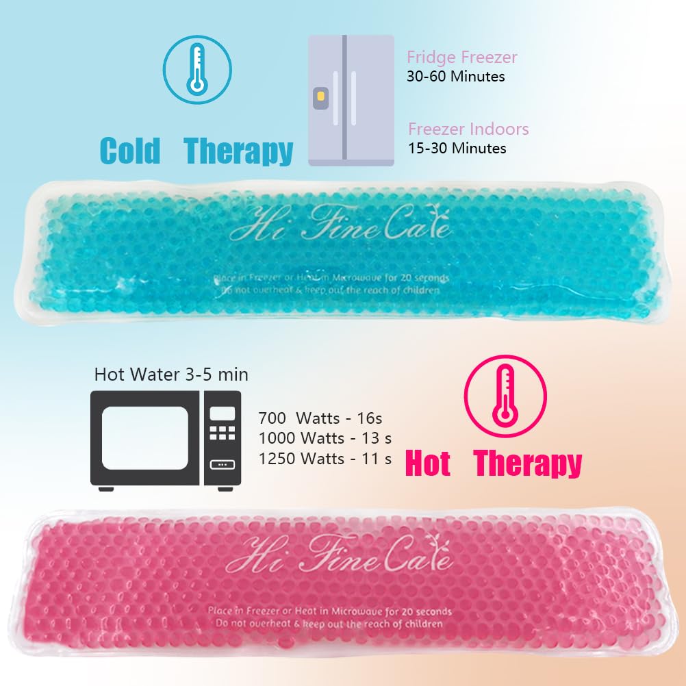 Perineal Cooling Pad, Postpartum Cold Packs Gel Bead Ice Pack Cold Therapy for Women After Pregnancy and Delivery, Gift for New Mom, 2 Ice Pack and 2 Cover (Blue)