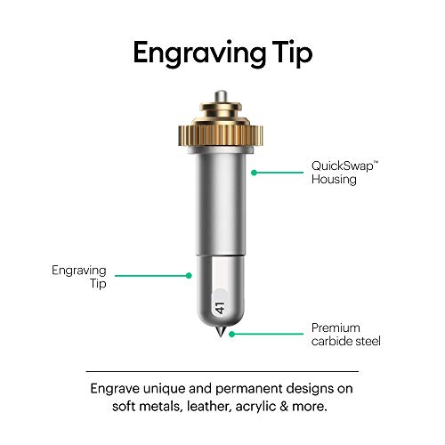 Cricut QuickSwap Engraving Tip, Silver