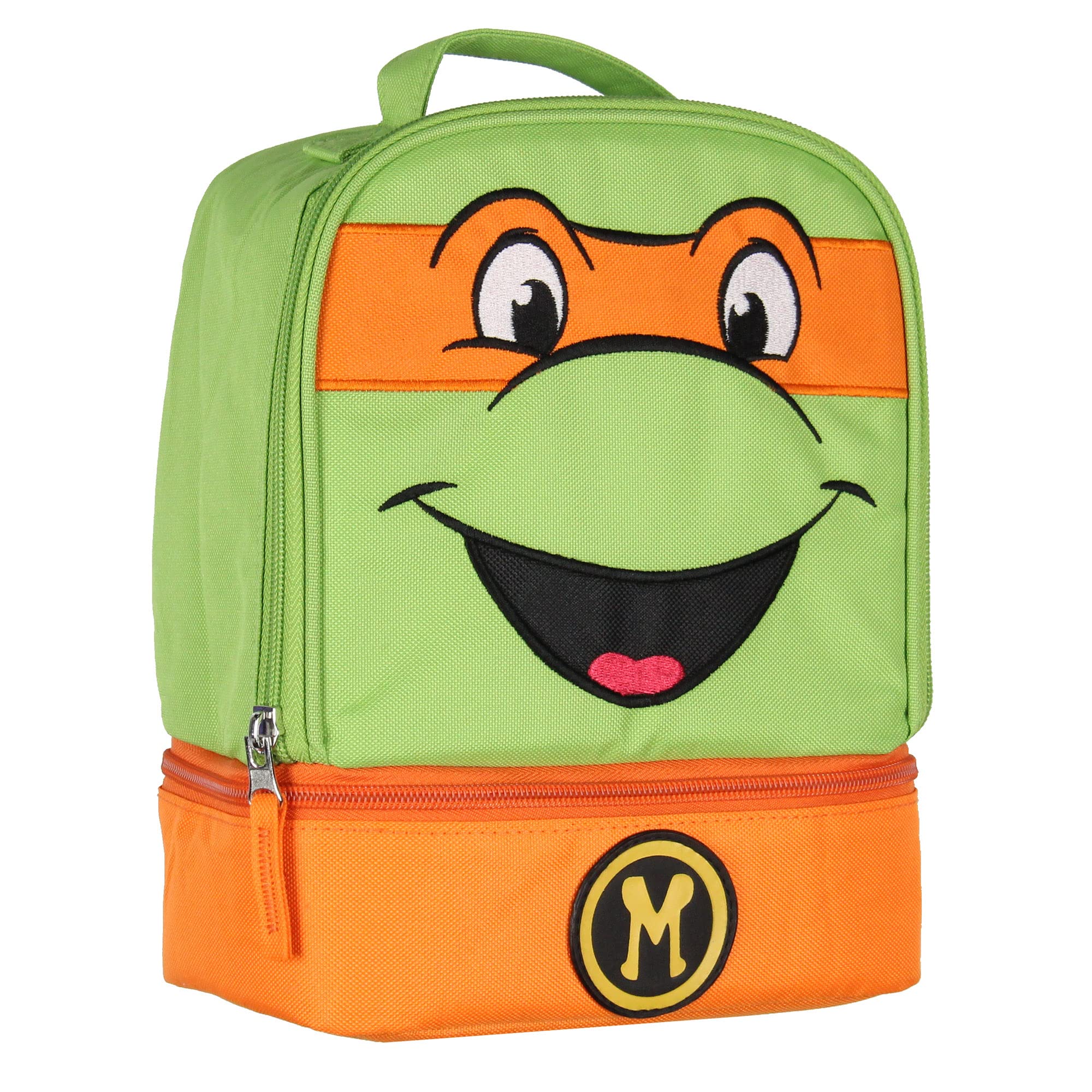 INTIMO Teenage Mutant Ninja Turtles TMNT All Turtles Dual Compartment Lunch Box (Michelangelo)
