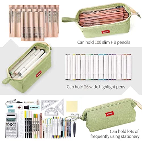 CICIMELON Pencil Case Pen Pouch Bag Big Capacity for School Office Teen Girl Boy Women Men
