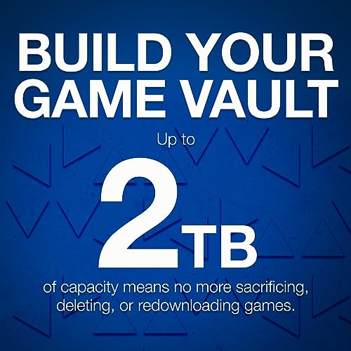 Seagate Game Drive PS5 NVMe SSD for PS5 1TB Internal Solid State Drive - PCIe Gen4 NVMe 1.4, Officially Licensed, Up to 7300MB/s with Heatsink (ZP1000GP3A1011)