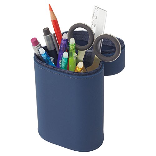 Lihit Lab A7695-6 Pen Case, Oval Type, L, Yellow Green