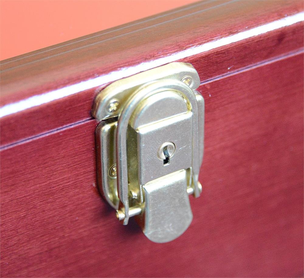 Extra Deep Jacket, Uniform, Jersey Shadow Box Display Case Cabinet w/98% UV Protection, Cherry
