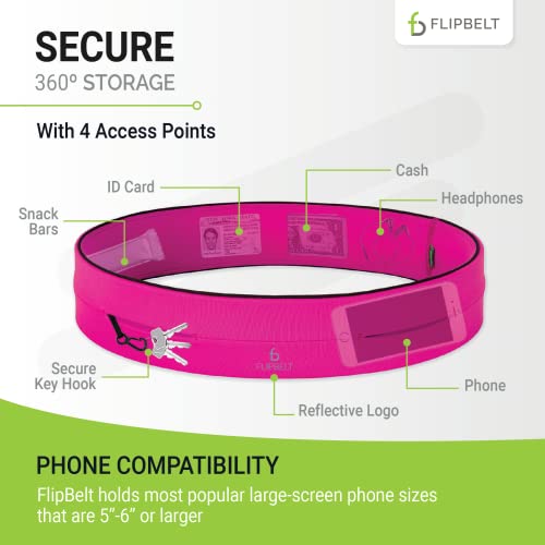 FlipBelt Men's FB0114-HPK-M.1, Hot Pink, Medium
