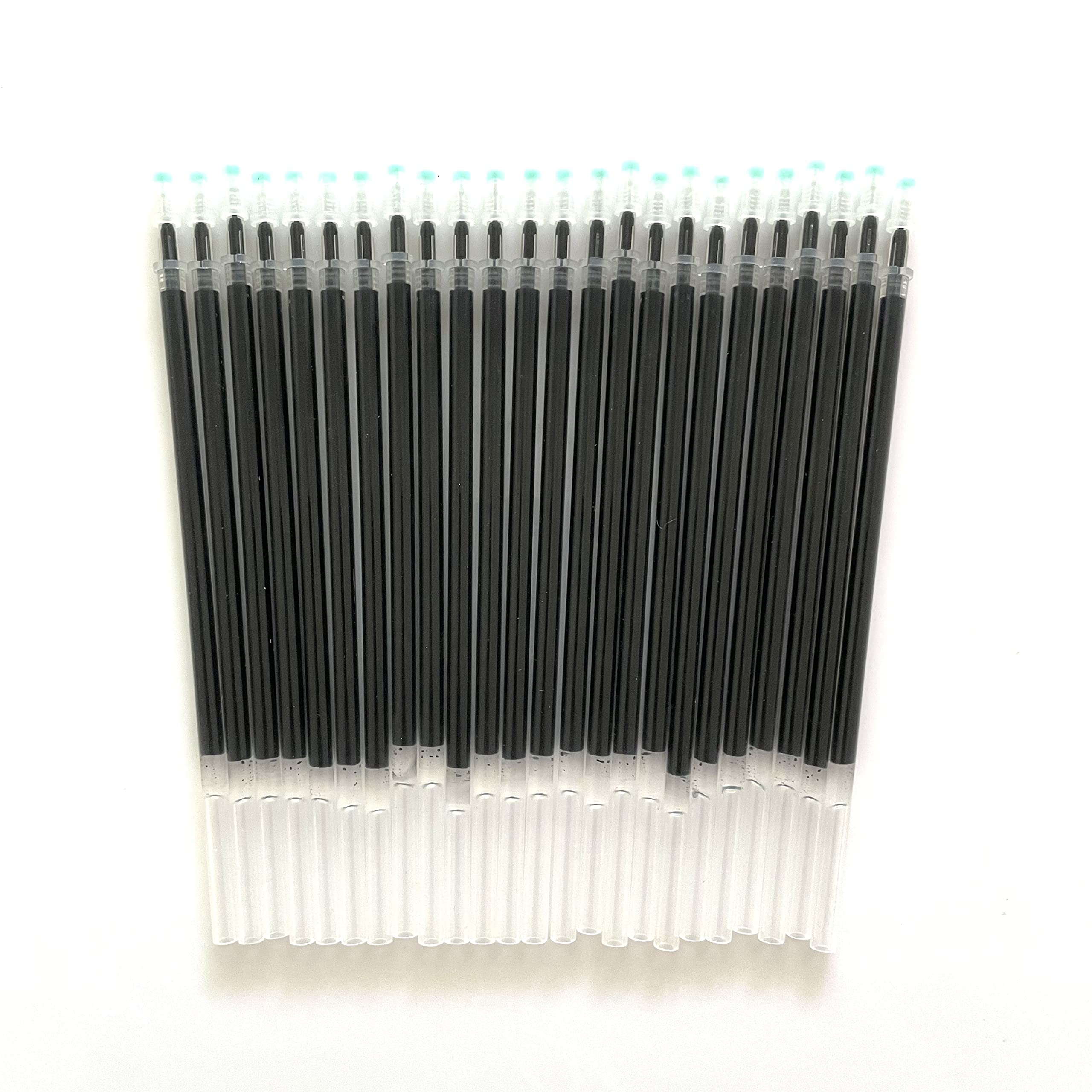Sencoo 24-Pack 0.5 mm Black Gel Ink Pen Replace Refills Office Pen Refills