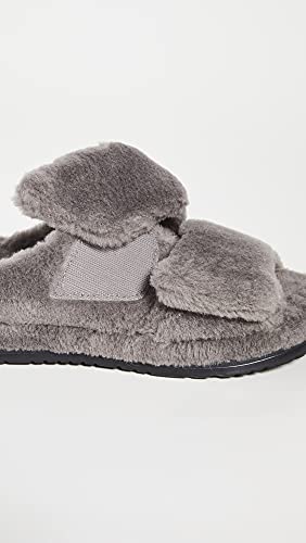 UGG Men's Fluff That Slipper, Charcoal, 8