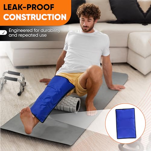 Rester's Choice Extra-Large Gel Ice Pack (13" x 22") - Reusable, Flexible, Durable - Ideal for Back, Shoulder, Knee (Blue, 1 Pack, X-Large)