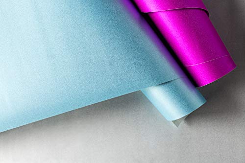 Cricut Shimmer Vinyl Sheets, 12” x 24” (3), Adhesive Decal Roll - Cotton Candy Sampler - Pink, Silver, Light Blue