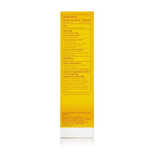 Weleda Baby Calendula Diaper Cream, 2.8 Fluid Ounce, Plant Rich Protection with Calendula, Chamomile, Sweet Almond Oil, Lanolin and Zinc Oxide