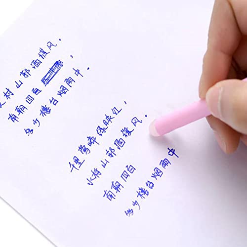 N.D 50pcs Erasable Pen Refill, 0.5mm Needle Head Black Replacement Gel Ink Pen Refill for Kids Students Writing Stationery Supplies