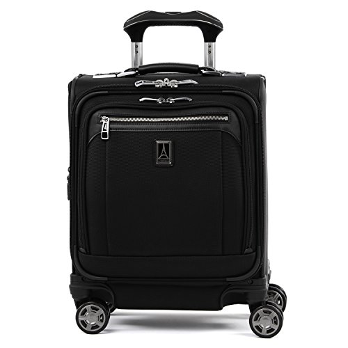 Travelpro Platinum Elite Carry-on Spinner Tote Bag with USB Port, Shadow Black, 16-Inch