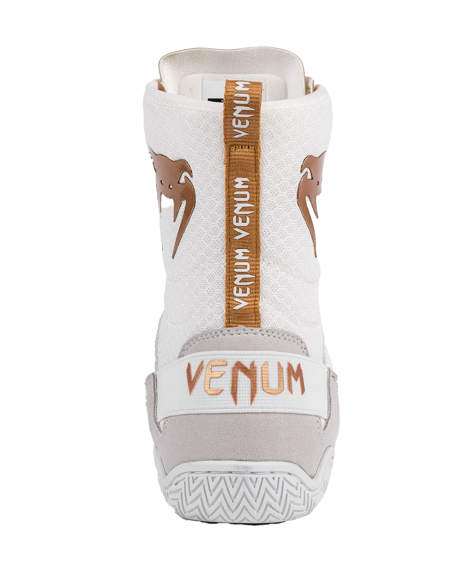 Venum "Elite" Boxing Shoes - White/Gold