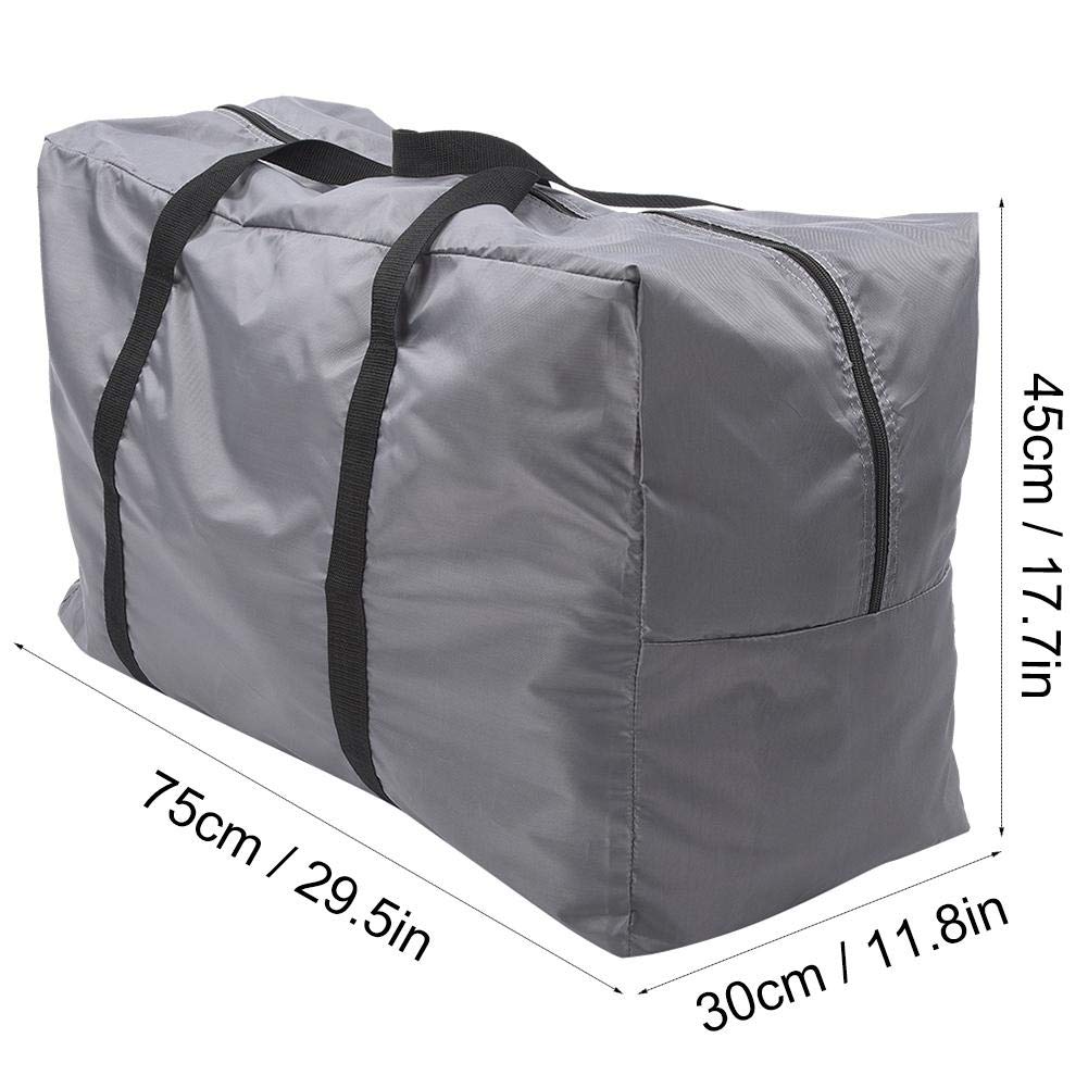 Large Hanging Organizer,Delaman Portable Organizer Foldable Travel Handbag Kayak Furniture Storage Carry Bag,Accessories(Black)