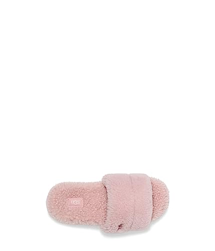 UGG Women's Cozetta Curly Slipper, Rose Grey, 10