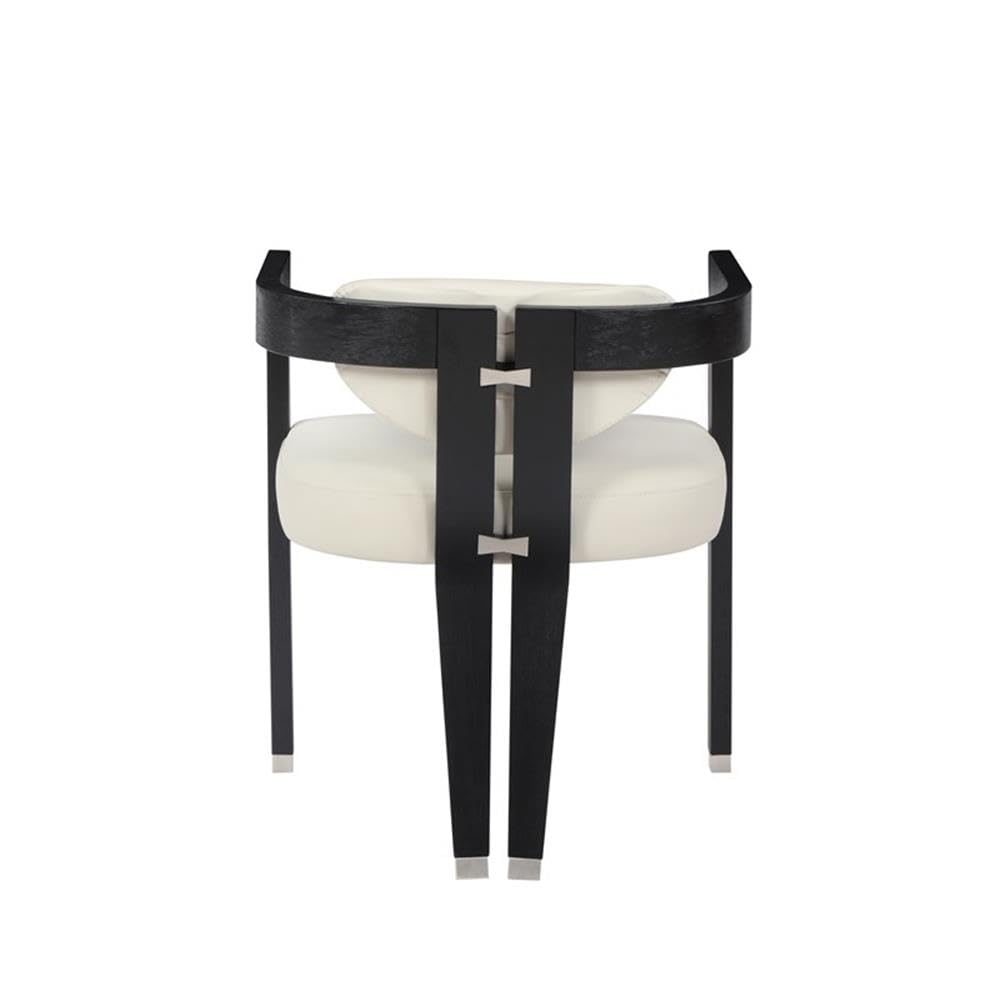 Best Master Furniture Ravenna Black Wood Dining Chair