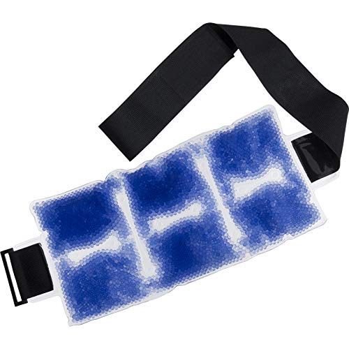 TheraPearl Color Changing Hot Cold Pack for Back, Reusable Back Wrap with Strap & Gel Beads, Best Ice Bag for Lower Back Pain Relief, Flexible Hot & Cold Compress for Swelling, Sports Injuries