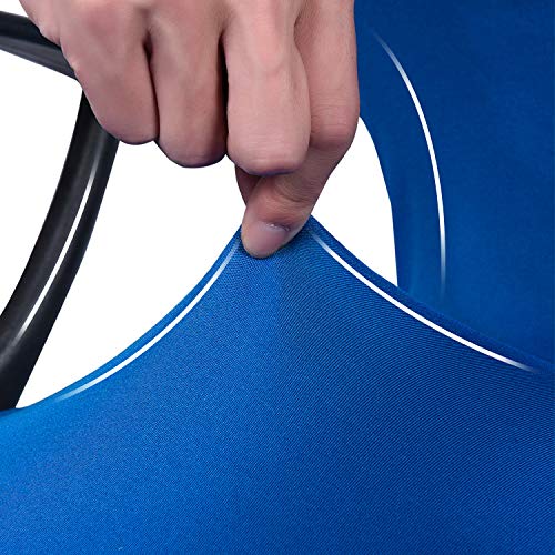 Deisy Dee Computer Office Chair Covers Pure Color Universal Chair Cover Stretch Rotating Chair Slipcovers Cover ONLY Chair Covers C098 (RoyalBlue)