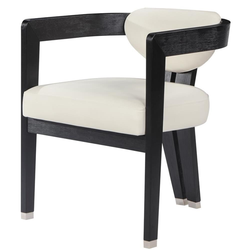 Best Master Furniture Ravenna Black Wood Dining Chair