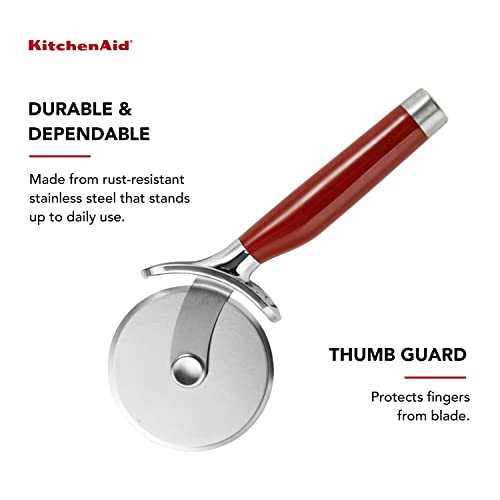 KitchenAid Gourmet Pizza Wheel, 9-Inch, Red