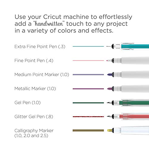 Cricut Gel Pen Set, Dark Petals