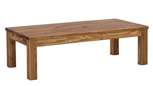 B.R.A.S.I.L.-Möbel TableChamp Dining Table Rio 55.1 x 31.5 Brazil Solid Wood Pine Oiled Farmhouse Living Room Extension Extendable Optional Pinewood