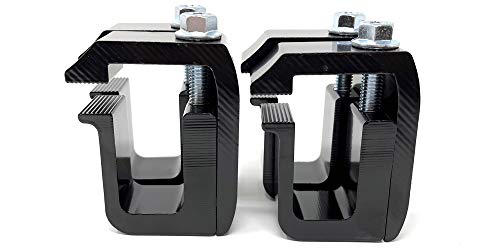 GCi STRONGER BY DESIGN G-1 Clamp Black Powder Coated (set of 4) for Truck Cap Camper Shell Topper. Made with Structural Aluminum to Ensure Quality and Strength. For Mounting to Pickup
