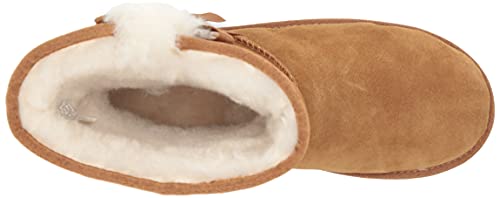 Koolaburra by UGG womens Victoria Short Fashion Boot, Chestnut, 8 US