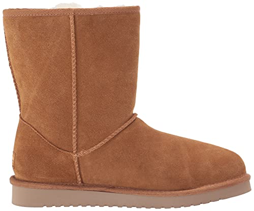 Koolaburra by UGG womens Victoria Short Fashion Boot, Chestnut, 8 US