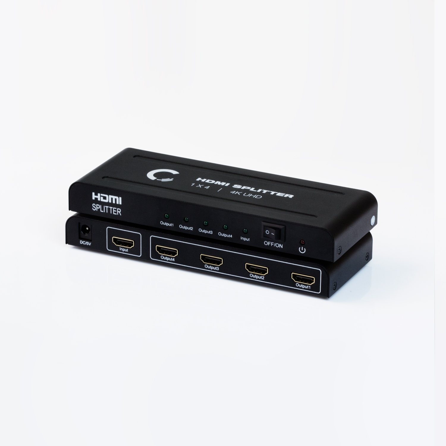 Expert Connect | 1x4 HDMI Splitter | Ultra HD 4K/2K | 1 Input - 4 outputs | Full HD/3D | 1080P | HDMI 1.4 | HDTV | PS4 / PS3 | XboxOne / 360 | DVD | Blu-ray | DTS Digital