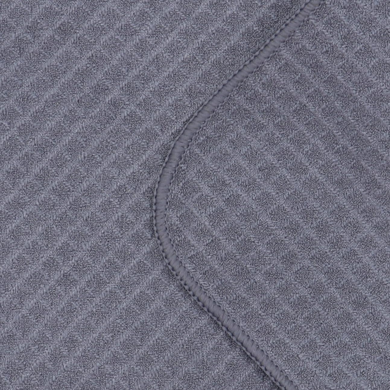 GQZLUCK Microfiber Cleaning Cloth Kitchen Dish Cloths Dish Rags, Odor Free Dish Cloths for Washing Dishes, Absorbent Waffle Weave Kitchen Washcloths 12Inch X 12Inch 7 Pack (Grey)
