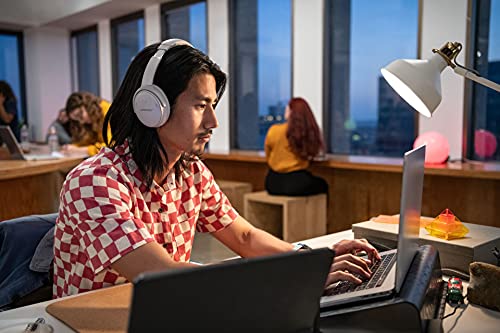 Bose QuietComfort 45 Noise Canceling Bluetooth Headphones (White Smoke)