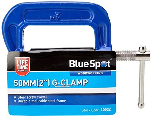 Blue Spot Tools 10022 50mm (2") Fine Thread G-Clamp