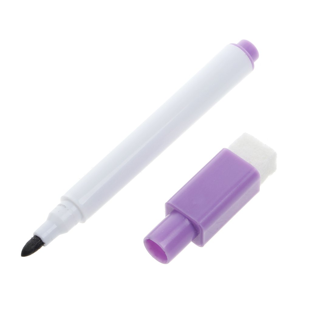 Forgun 5Pcs Whiteboard Pen Erasable Dry White Board Markers Black Ink Fine Size Nip