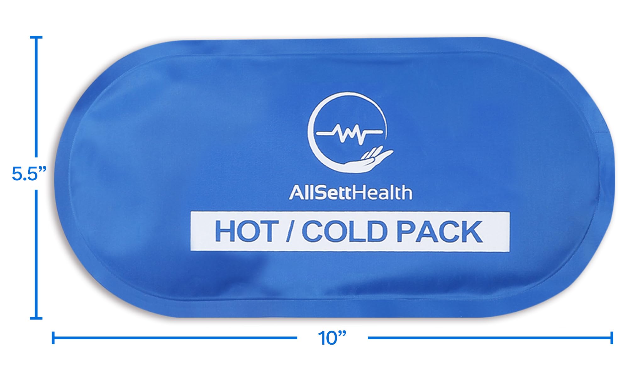 Reusable Hot and Cold Gel Ice Packs for Injuries | Cold Compress, Ice Pack, Gel Ice Packs, Cold Packs for Injuries, 10.5" x 5" | 4 Pack