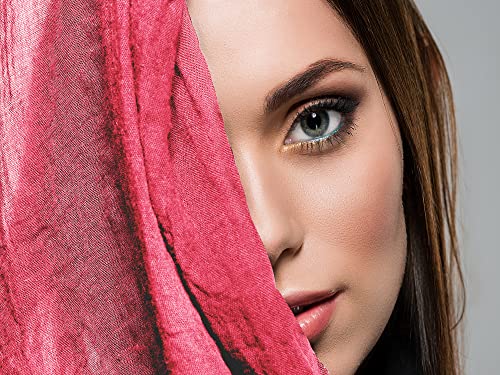 Women Scarf Shawl Set of 3 for All Season Scarve Wrap Scarve, C