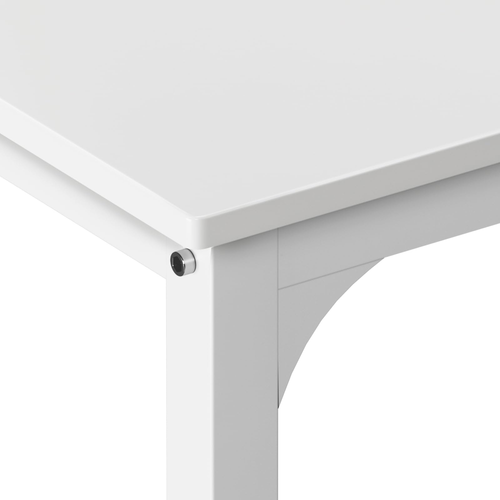 soges 4 Person Dining Table Set,43.3 inch Kitchen Table Set for 4,2 Chairs with Backrest,2-Person Bench with Storage, White Rack,Nesting Furniture Set for Dining Room and Restaurant, White