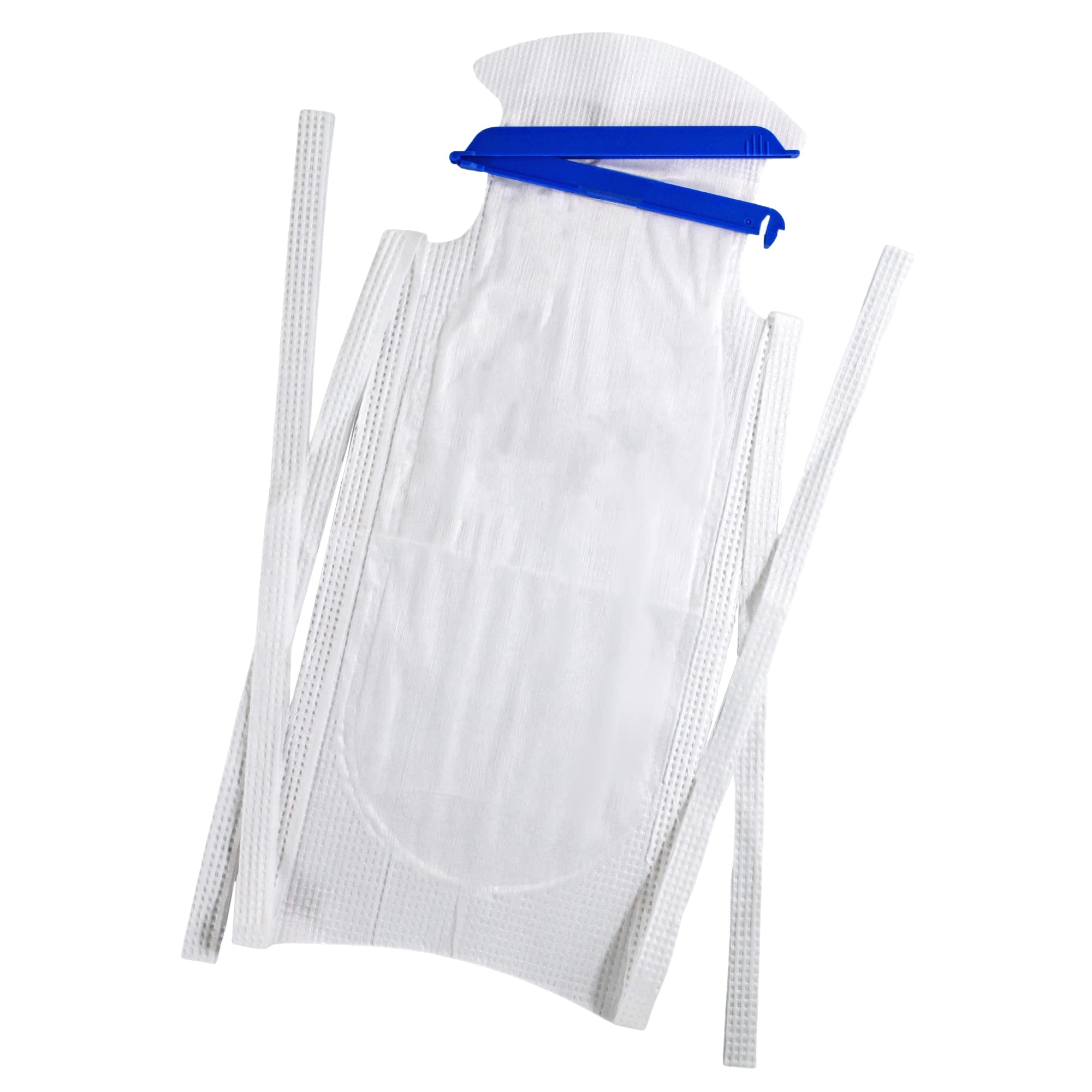 Large Refillable Ice Bags with Clamp Closure [Pack of 5] 6-1/2 x 14 – Reusable Easy Filling Hospital Icepack with Soft Outer Covering and Leak Resistant Inner Layer(5)