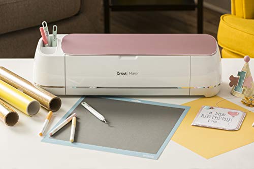 Cricut Maker - Smart Cutting Machine - With 10X Cutting Force, Cuts 300+ Materials, Create 3D Art, Home Decor & More, Bluetooth Connectivity, Compatible with iOS, Android, Windows & Mac, Rose