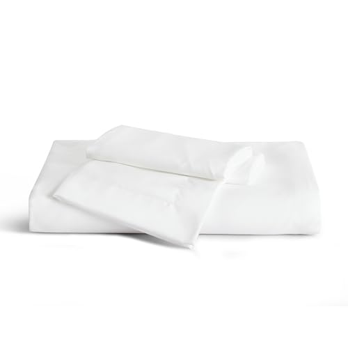 Bedsure White Duvet Cover King Size - Polyester & Rayon Derived from Bamboo Cooling Duvet Cover Set (104" x 90"), 3 Pieces with 2 Pillow Shams, Comforter Not Included