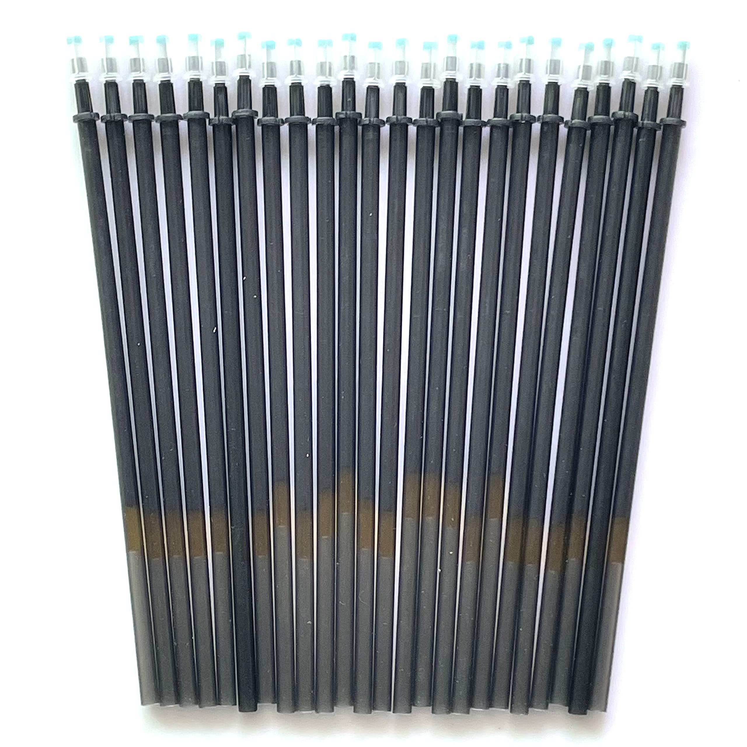 sencoo 24 Pack Erasable Black Gel Pens Replace Refills Cartoon Office Pen Refill
