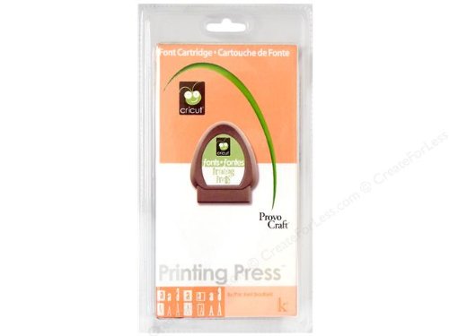 Cricut Cartridge, Printing Press