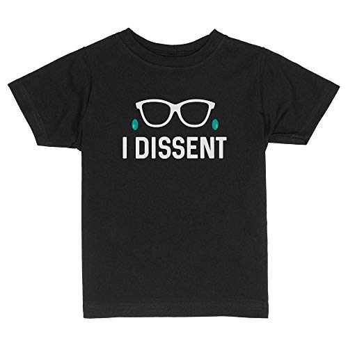 I Dissent RBG Toddler Kids T-Shirt 4T Black
