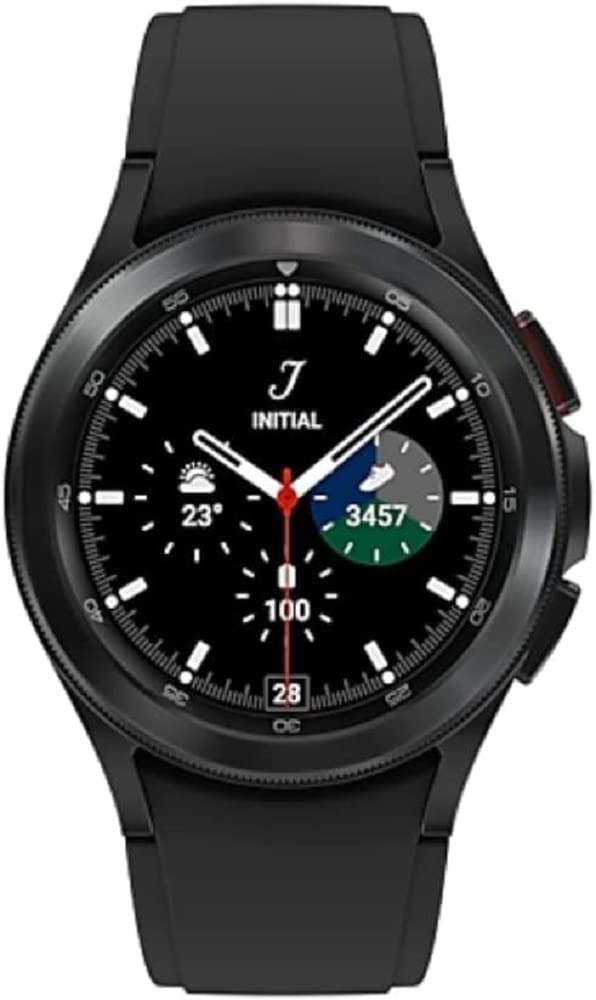 Samsung Galaxy Watch 4 Classic Smartwatch 42mm with Extra Band Included, Sleep Monitor, Black - SM-R880NZKCXAA (Renewed)