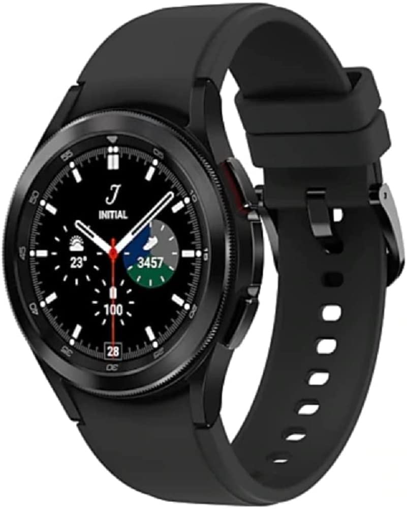Samsung Galaxy Watch 4 Classic Smartwatch 42mm with Extra Band Included, Sleep Monitor, Black - SM-R880NZKCXAA (Renewed)