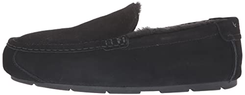 Koolaburra by UGG Men's Tipton Emboss Slipper, Black, Size 8