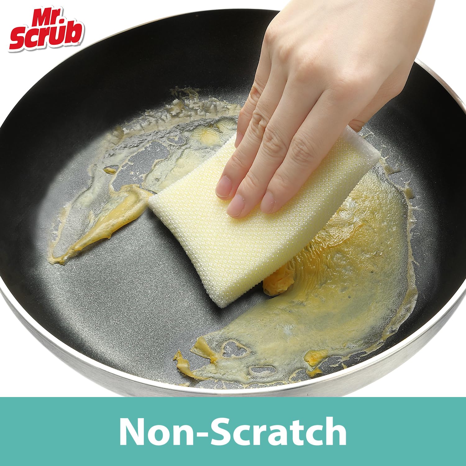 6 Pads All-Purpose Sponges Kitchen, Non Scratch Dish Sponge for Washing Dishes Cleaning Kitchen, Dish Cloths Rags Washcloths Dishcloths for Washing Dishes, Ideal for Kitchen, Bathroom, Mr. Scrub
