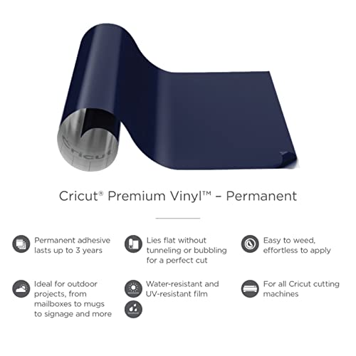 Cricut Premium Permanent Adhesive Vinyl Samplers Bundle for Outdoor Seasonal Application Signs Mailboxes Custom Wall Decor Holiday Decorations for Cutter Explore Air Maker 3 Machine (not Included)